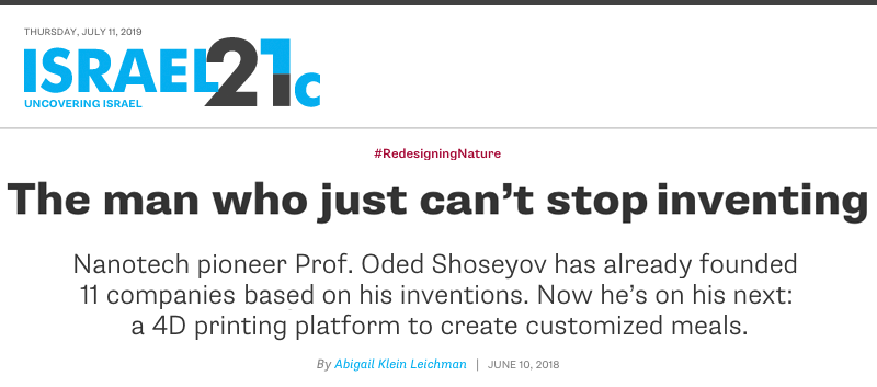 The Hebrew U Prof Who Just Can’t Stop Inventing - The Canadian Friends ...