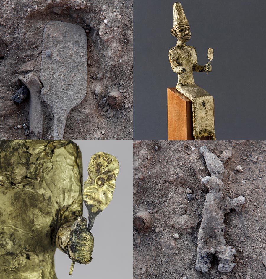 HU archeologists find first evidence of life-sized divine statues in ...